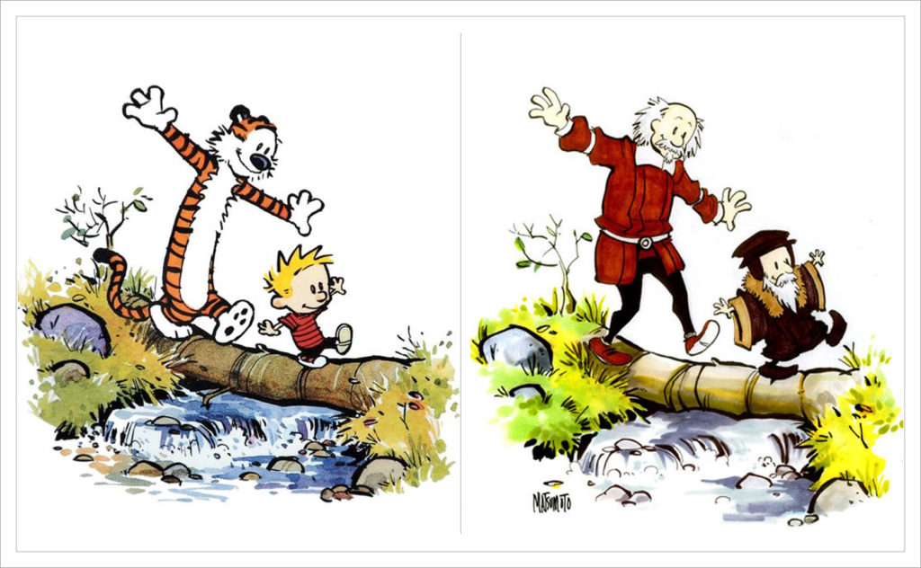 Calvin and Hobbes (the real ones)