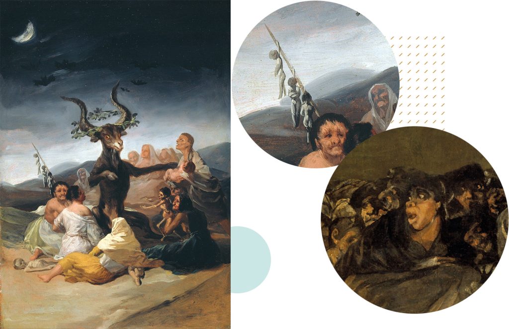 Goya depicted witches and goats numerous times. His 1789 painting ...