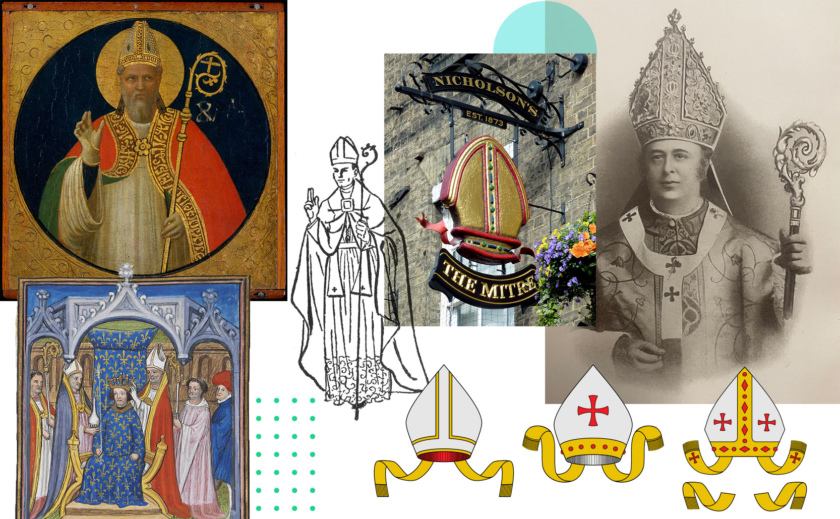 The mitre worn by Christian bishops got its name from Judaism but its ...